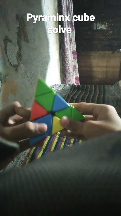 Pyraminx cube scramble to solve #cube #solve #subscribe #viral #shorts ...