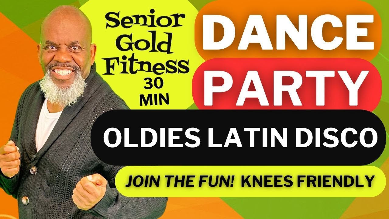Fun Senior Low Impact Dance Party | Oldies Latin Disco - YouTube