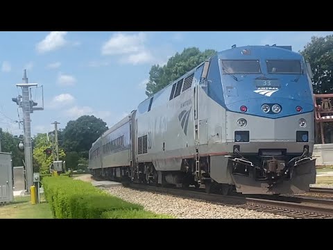 Amtrak 72 clears Thomasville with P42 on rear and with @NS8103-railfan ...