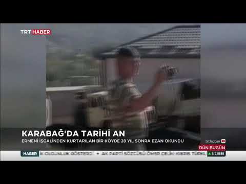 KARABAG'DA TARIHI AN 28 YIL SONRA EZAN OKUNDU