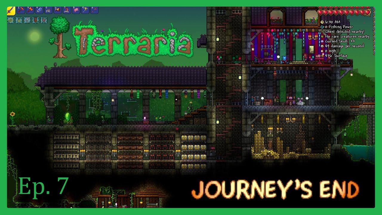 Terraria Journey's End Ep. 7 - New Base - YouTube