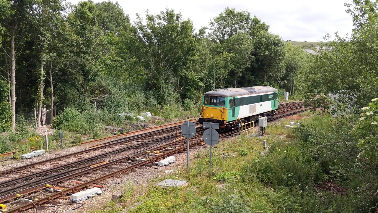 [4K] Southern Class 73202 Passes Lewes 0Z73 17/06/20 - YouTube