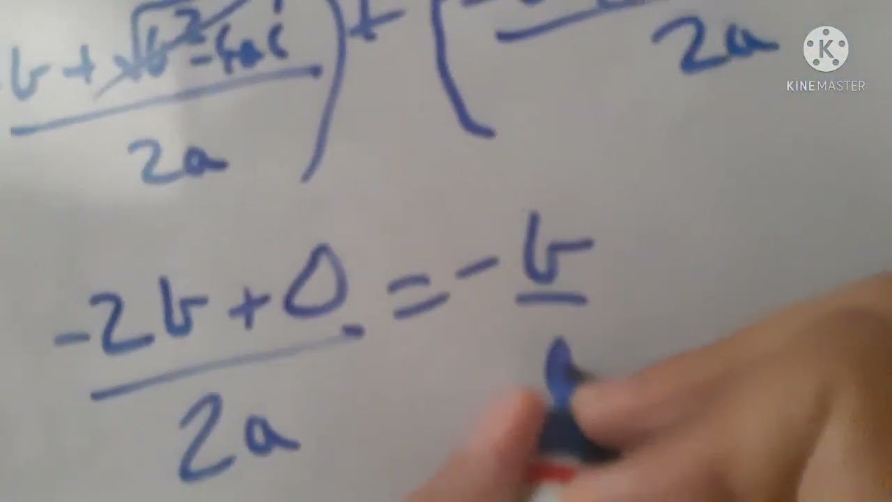 Proving vieta's formulas for quadratic equations | quadratic stuff part ...