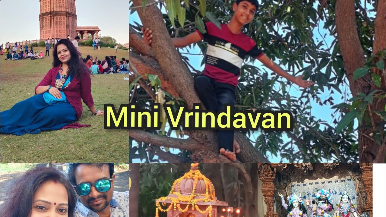 Hum gaye Mini Vrindavan darshan karne#Palghar#@pandeyfamilyblogs - YouTube