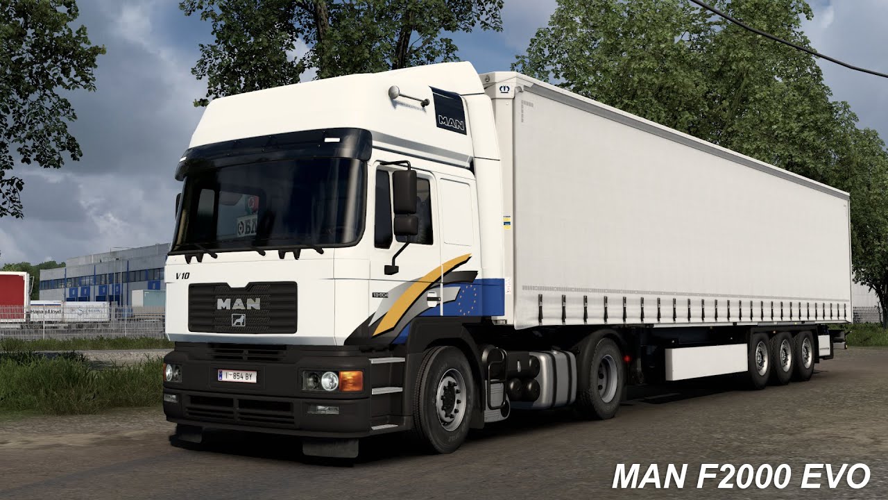 Euro Truck Simulator 2 - MAN F2000 Evo V1.1 | ETS2 Mods 1.47 - YouTube