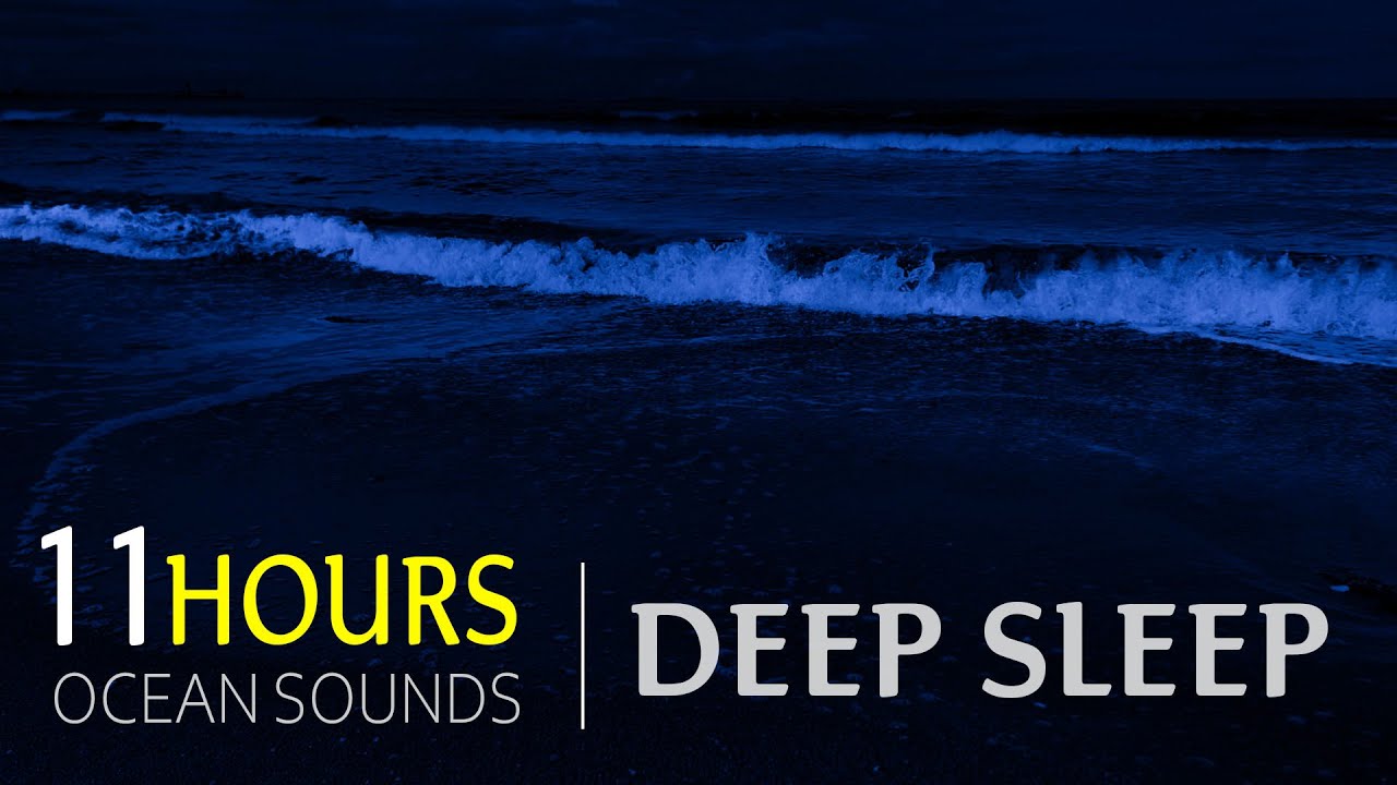 Ocean Waves Sounds For Deep Sleep - Nighttime Ocean Sounds for Calm ...