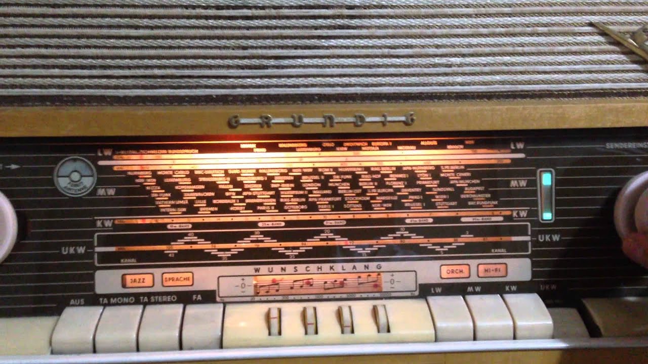 Antika Radyo Grundig 5016 - YouTube