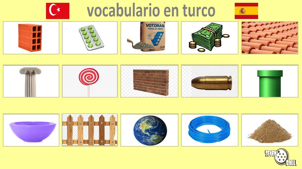 clase de turco - vocabulario en turco - YouTube