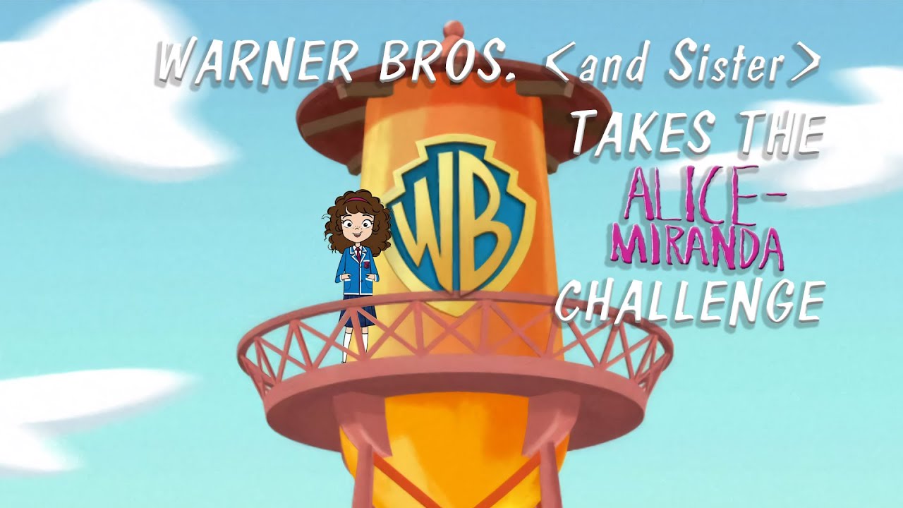Warner Bros. (and Sister) Takes the Alice-Miranda Challenge - YouTube