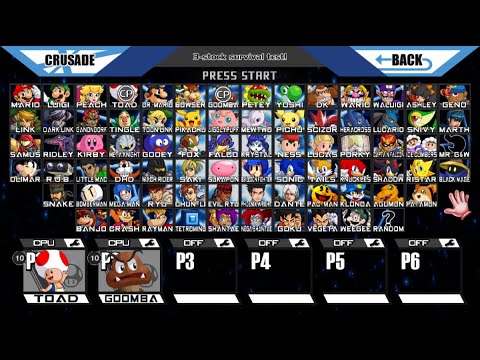 Super Smash Bros. Crusade v0.9.5 (Complete/Full Version) - Battle #4 ...