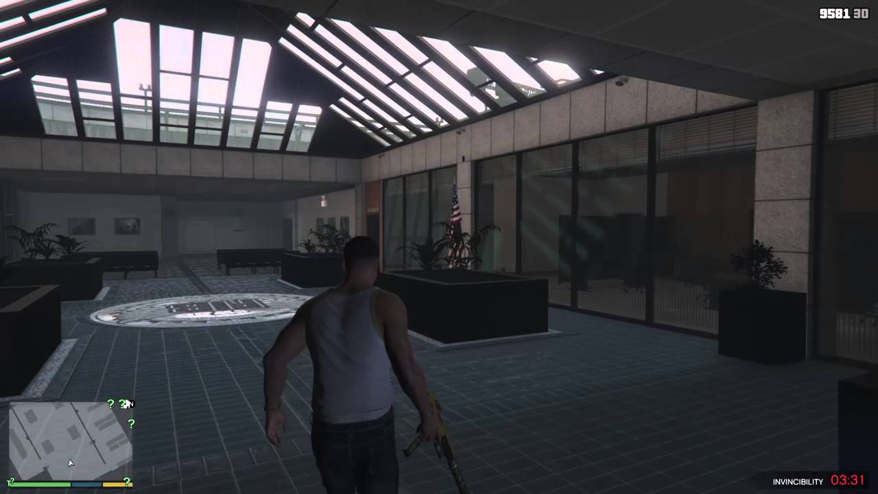 Grand Theft Auto V FIB building breach after patch - YouTube