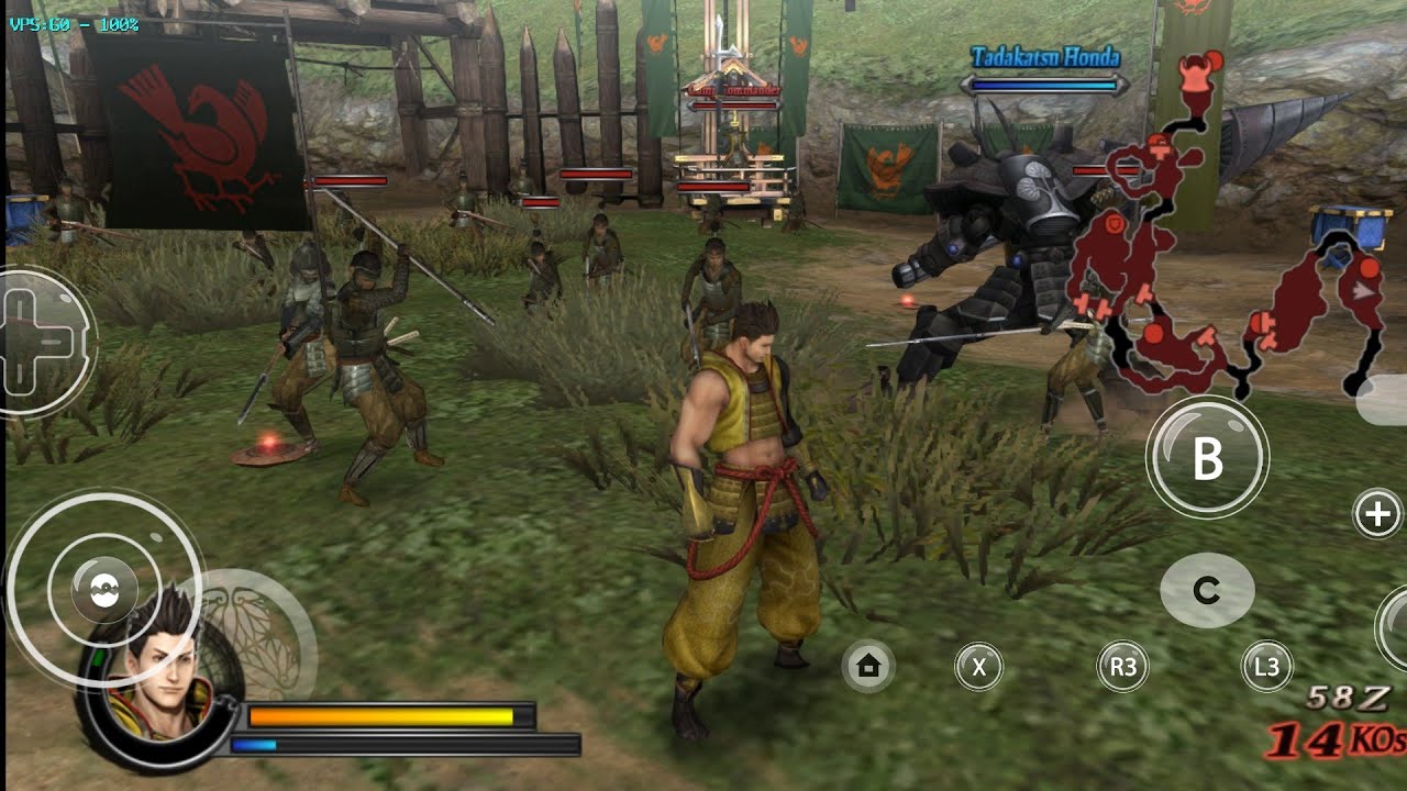 Sengoku Basara: Samurai Heroes | Dolphin Emulator Wii | SD 888 60FPS ...