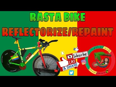 RASTACOLOR / RASTAFARIAN COLOR BIKE REFLECTORIZE AND REPAINTED BY ...