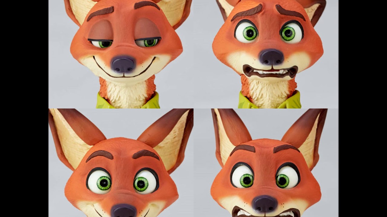 figure complex ムービー・リボ Nick Wilde ニック・ワイルド 全高約130mm ABS&PVC製 塗装済み可動 ...