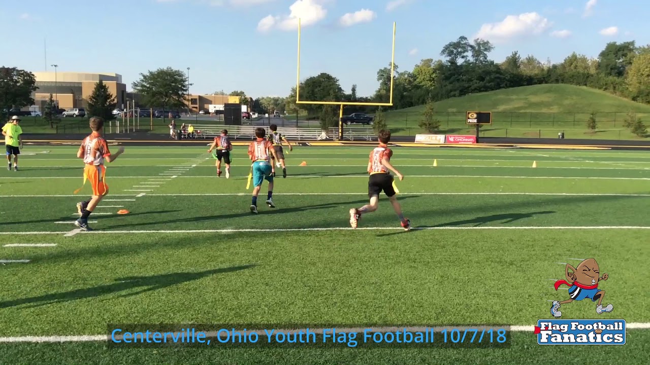 Centerville Ohio Youth Flag football 10/7/18 - YouTube