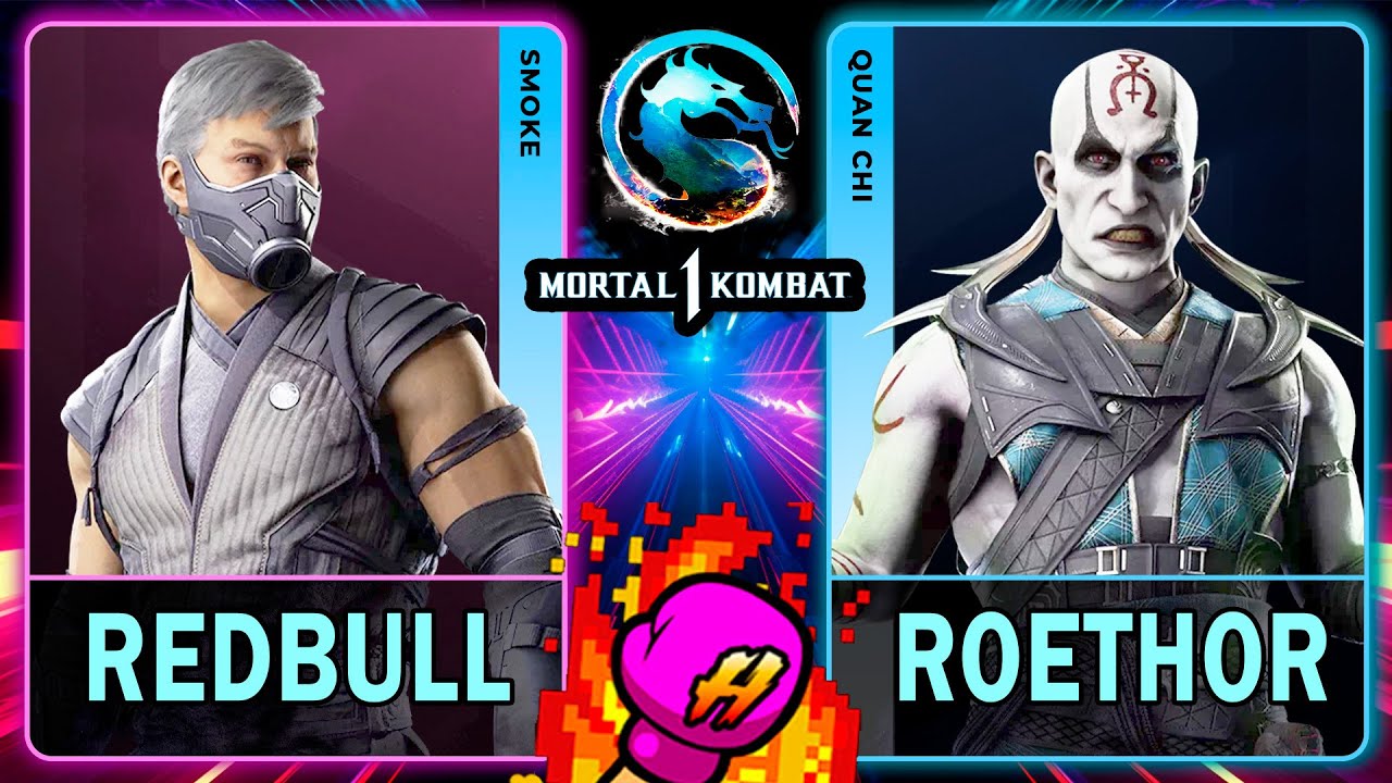 MK1 RedBull (SMOKE) VS Roethor (QUAN CHI)🥊Mortal Kombat 1🥊4K 60ᶠᵖˢ ...