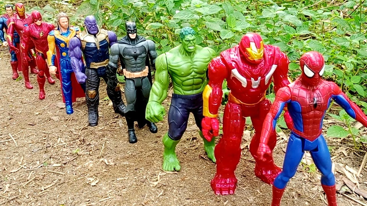 Avengers Superhero Story, Spider-Man,Hulk Smash,Batman,Thanos,Iron-man ...