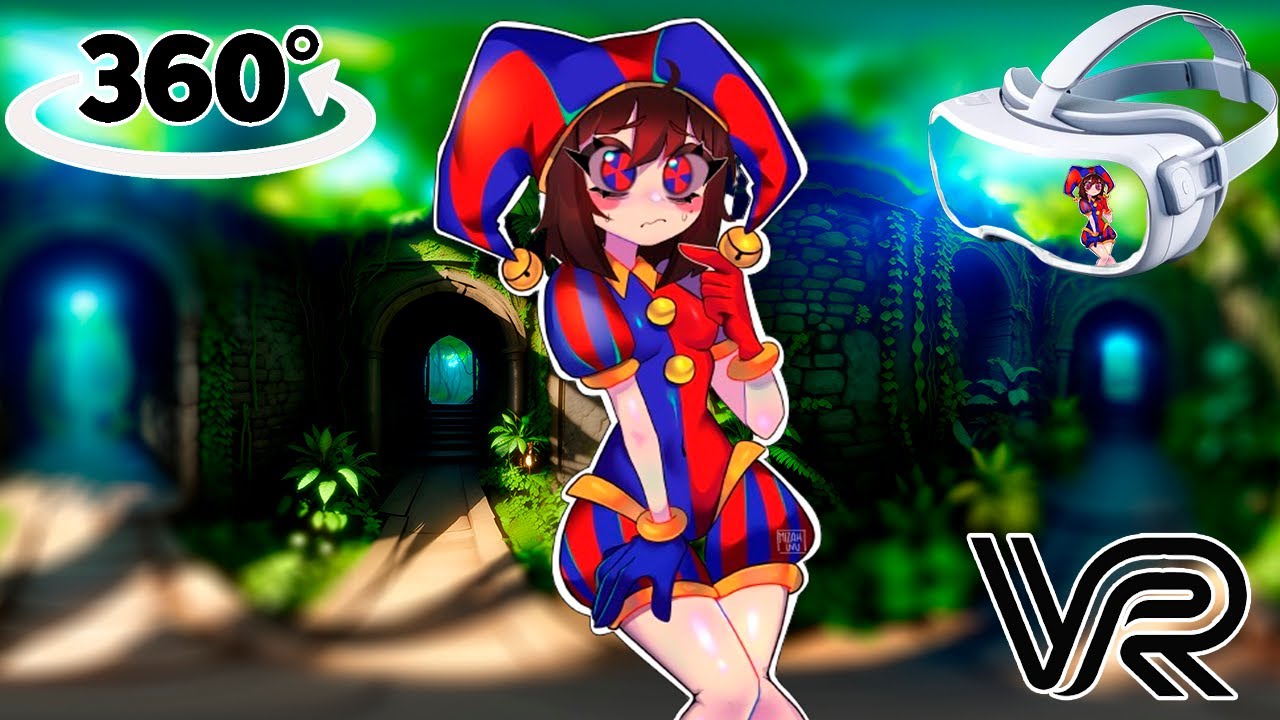 Pomni Anime Girl Find Me The Amazing Digi 360° VR - YouTube