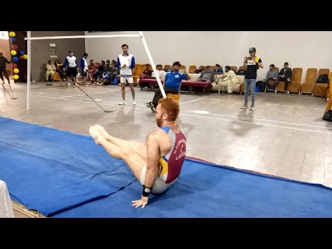Floor Routine by GC University Player Arab Jan in All Pak Intervarsity ...