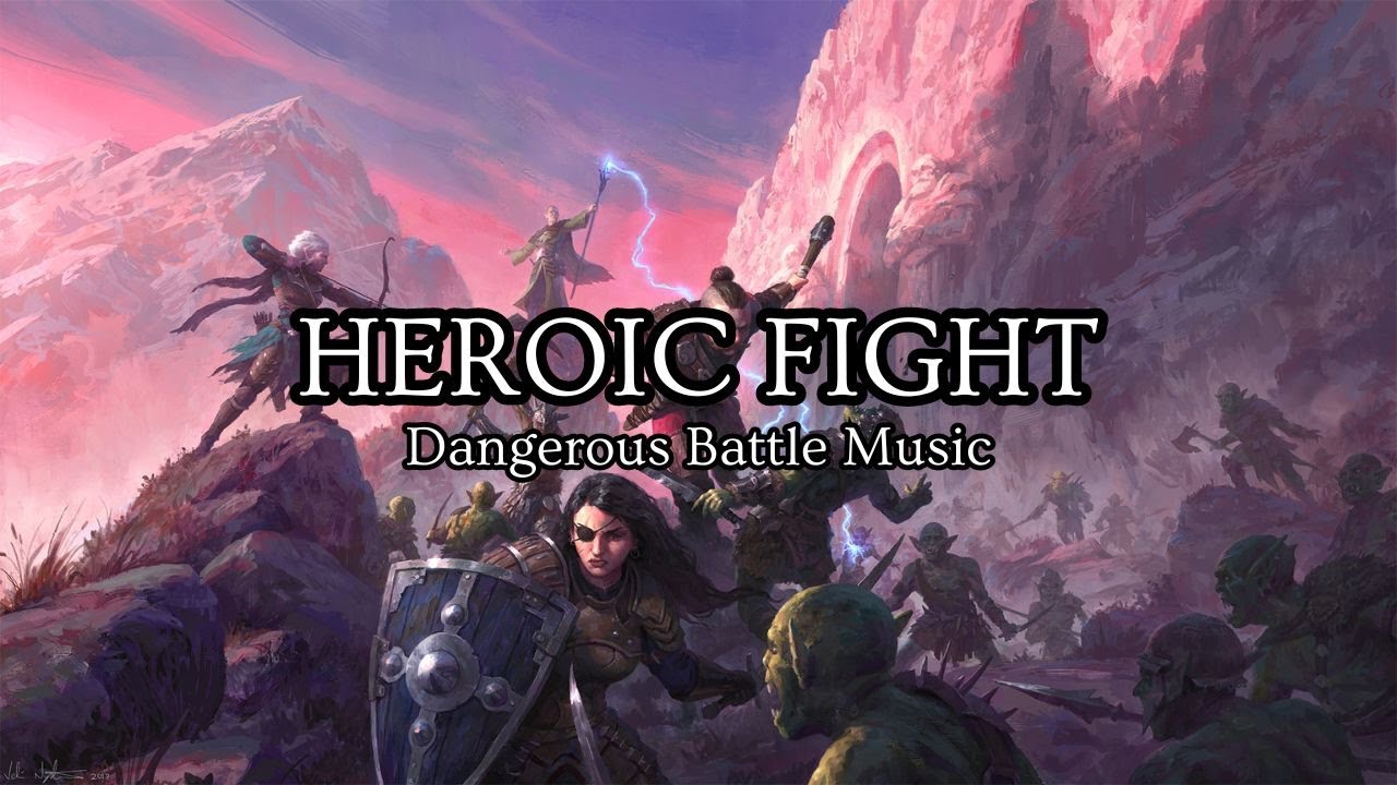 Heroic Fight | Dangerous Battle Music DND/RPG | 1 Hour - YouTube