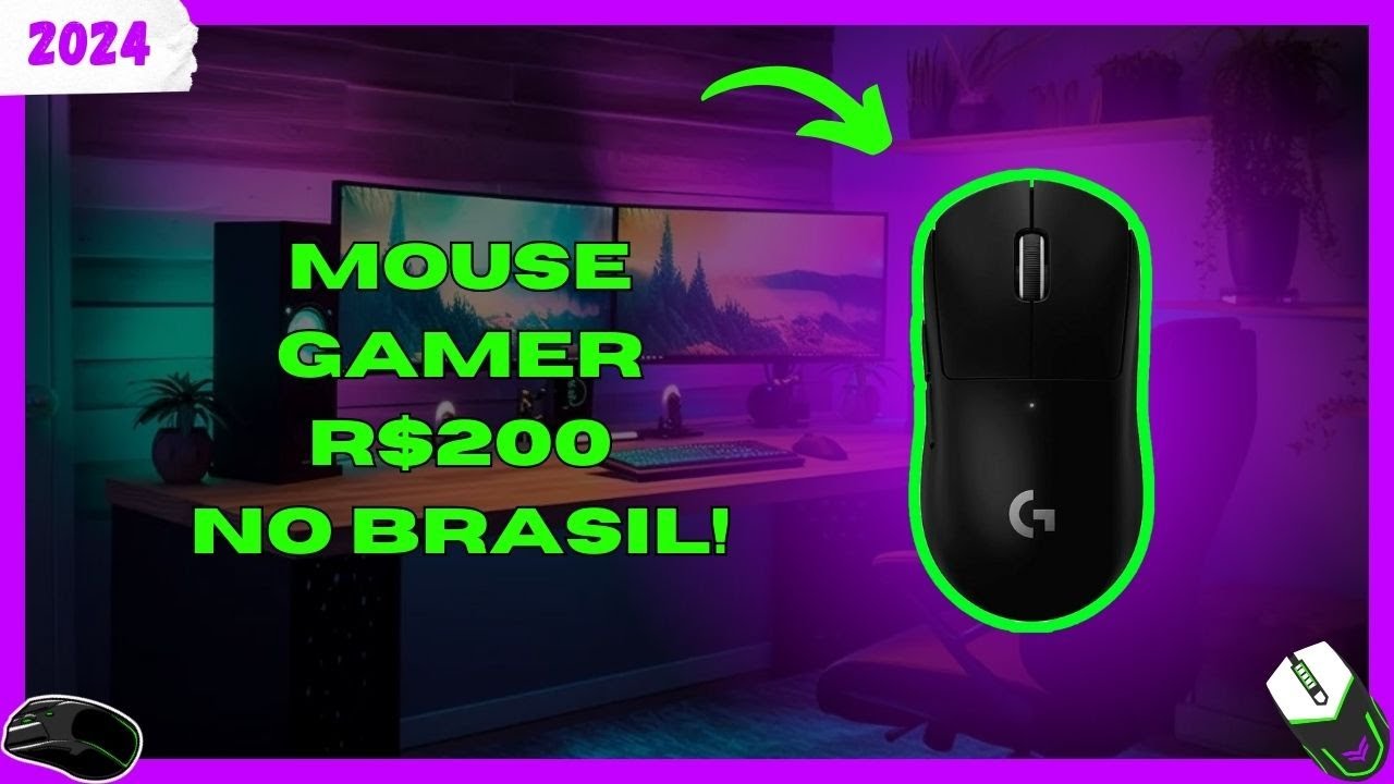 TOP 5 melhores mouses CUSTO BENEFÍCIO para comprar NO BRASIL até 200 ...