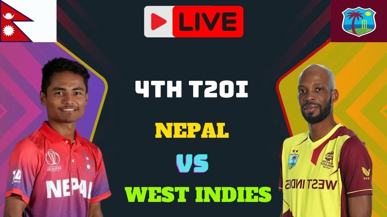 Nepal vs West indies Match live || Nep vs Wi live | Wi vs Nep Live ...