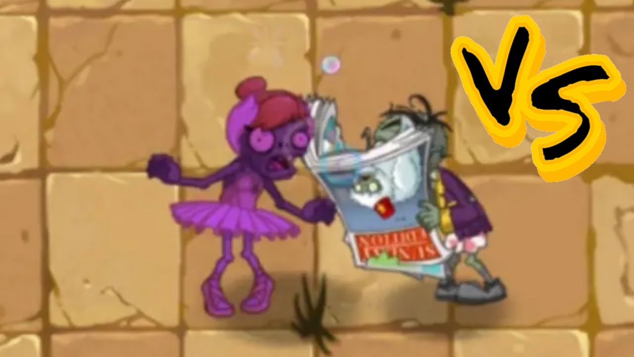 Plants vs Zombies 2 - Ballerina Zombie vs. All Zombies | @peacannon ...