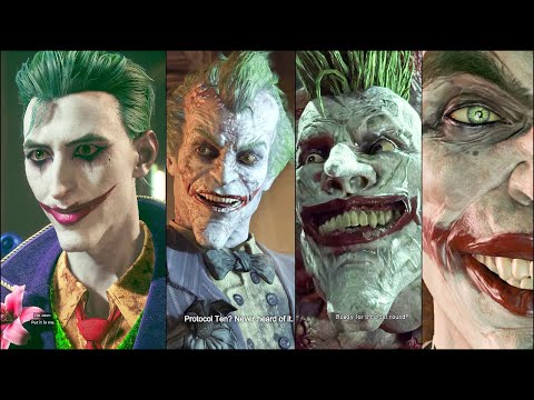 Evolution Of Joker in Arkham Games Before Suicide Squad KTJL #dcgames  #evolution