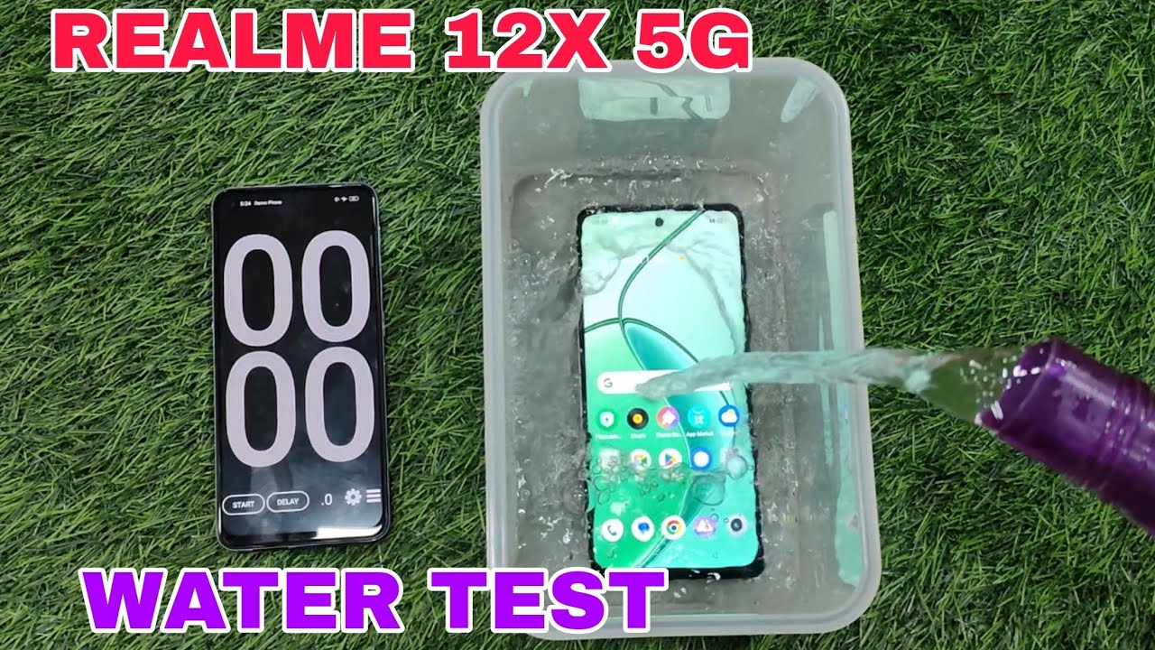 REALME 12X 5G WATER TEST - YouTube