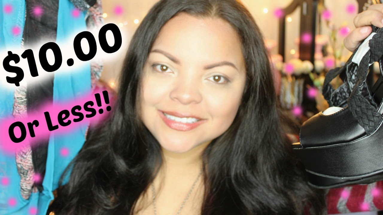 Everything Under $10.00 ?! | 10DollarMall Fashion Haul - YouTube