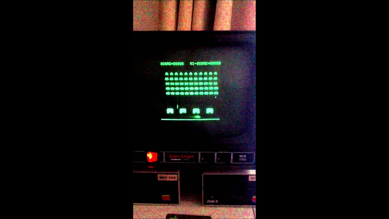 Apple invaders on Apple ii - YouTube