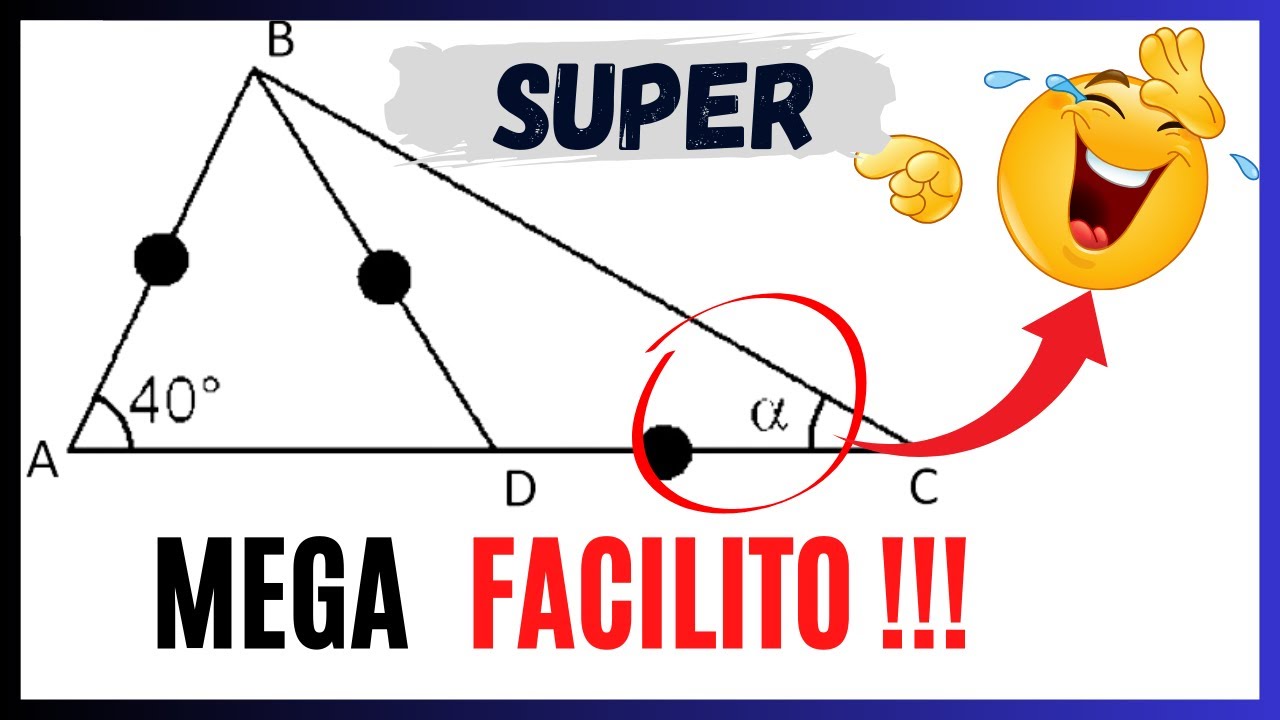 ️Geometría - Triángulos Isósceles | Ejercicio #5 | Nivel Básico - YouTube