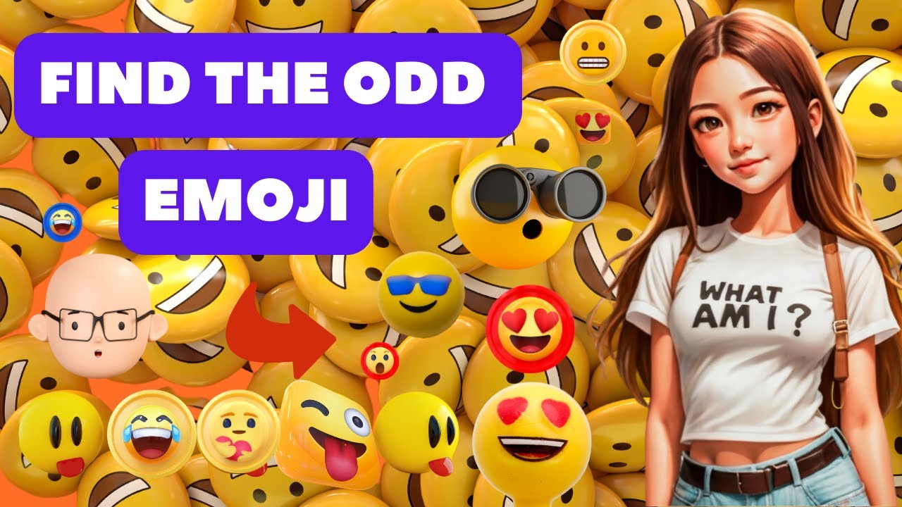 FIND The Odd Emoji Out SPOT The Wrong EMOJI Out - YouTube