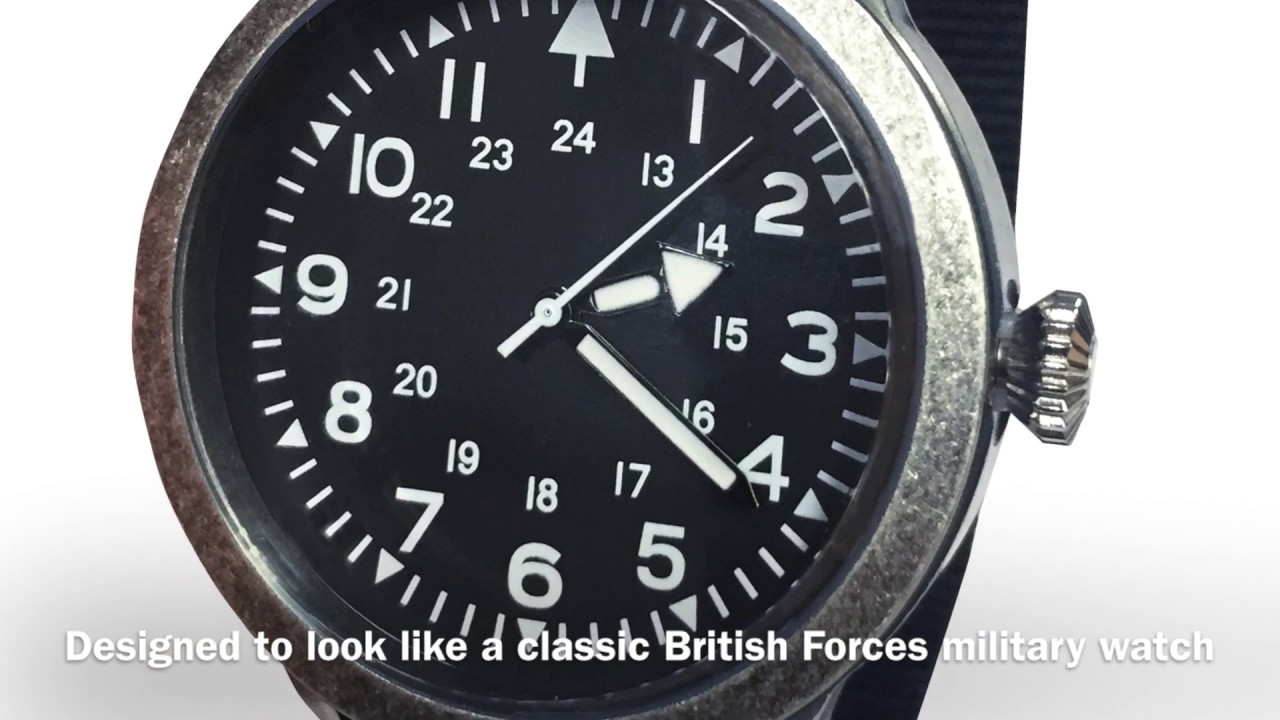 Mil-Tec Military Quartz Watch, Dull Finish - YouTube