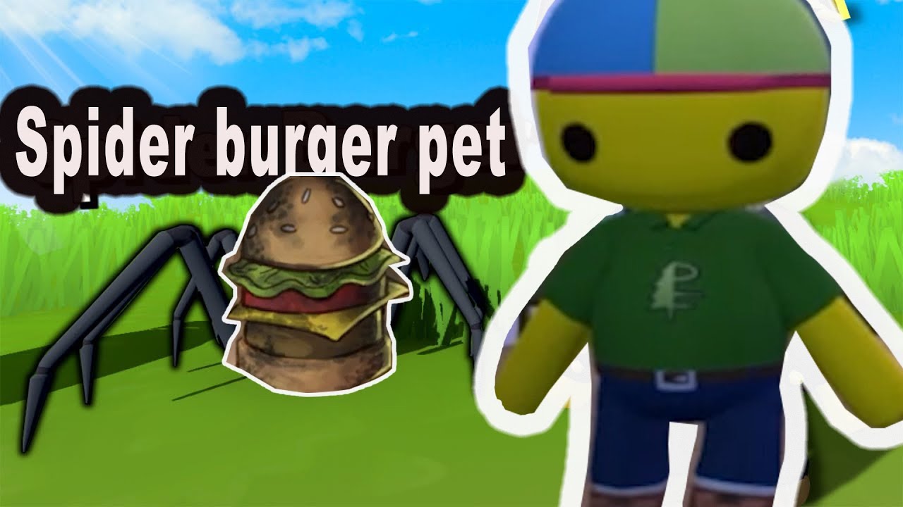 MENEMUKAN PELIHARAAN SI SPIDER BURGER | WOBBLY LIFE - YouTube