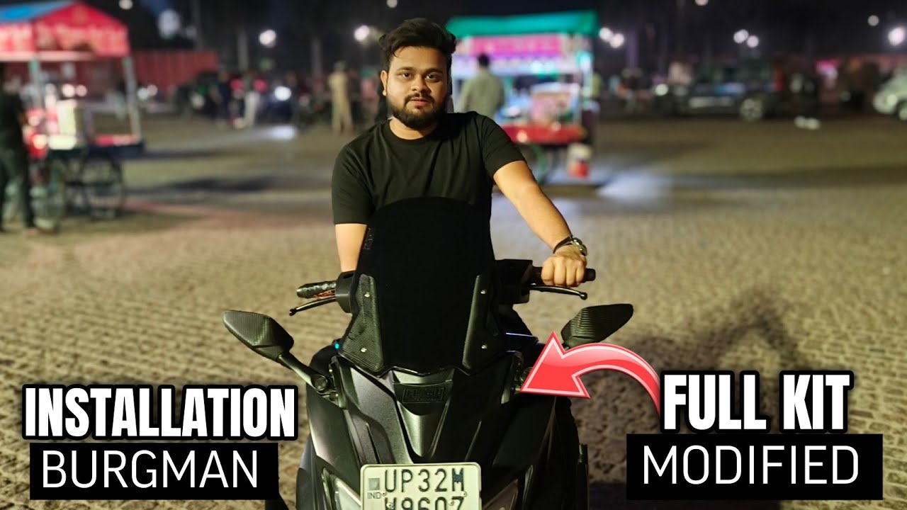 Suzuki burgman modified look killed | forza kit price and installation ...