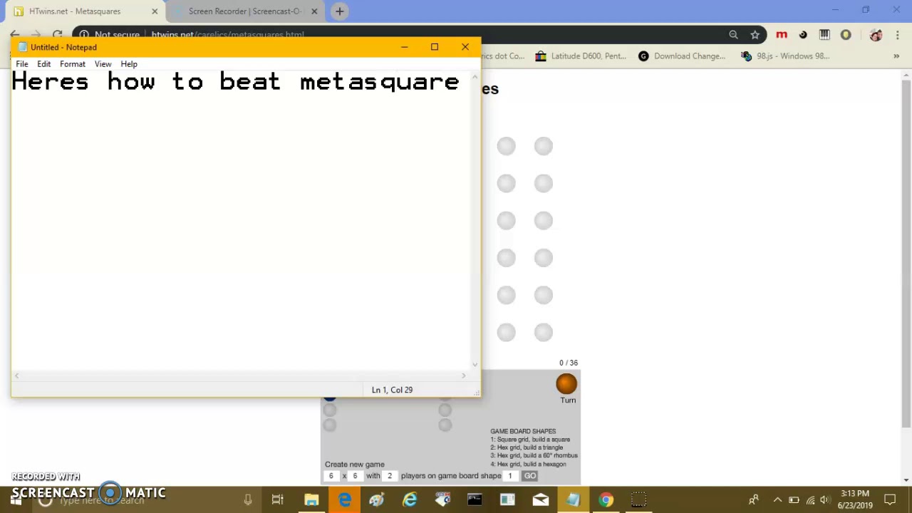 Metasquares done easily - YouTube