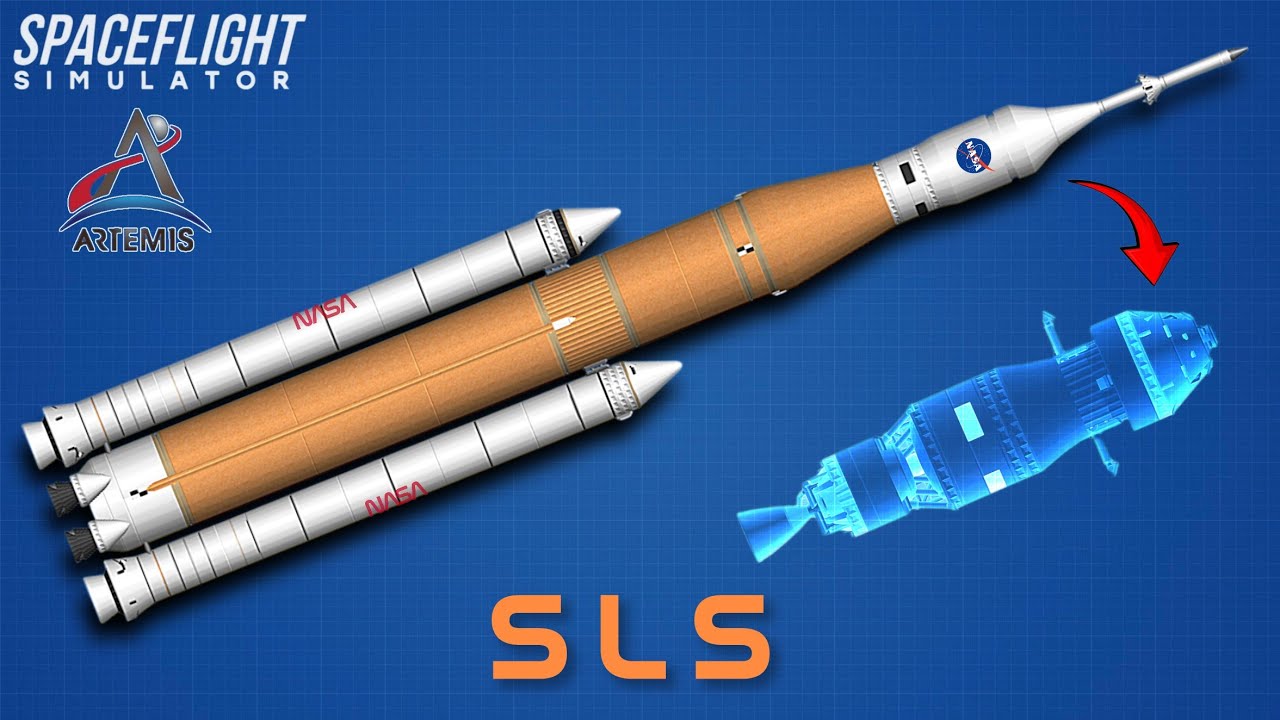 How To Build SLS Rocket - Spaceflight simulator - YouTube
