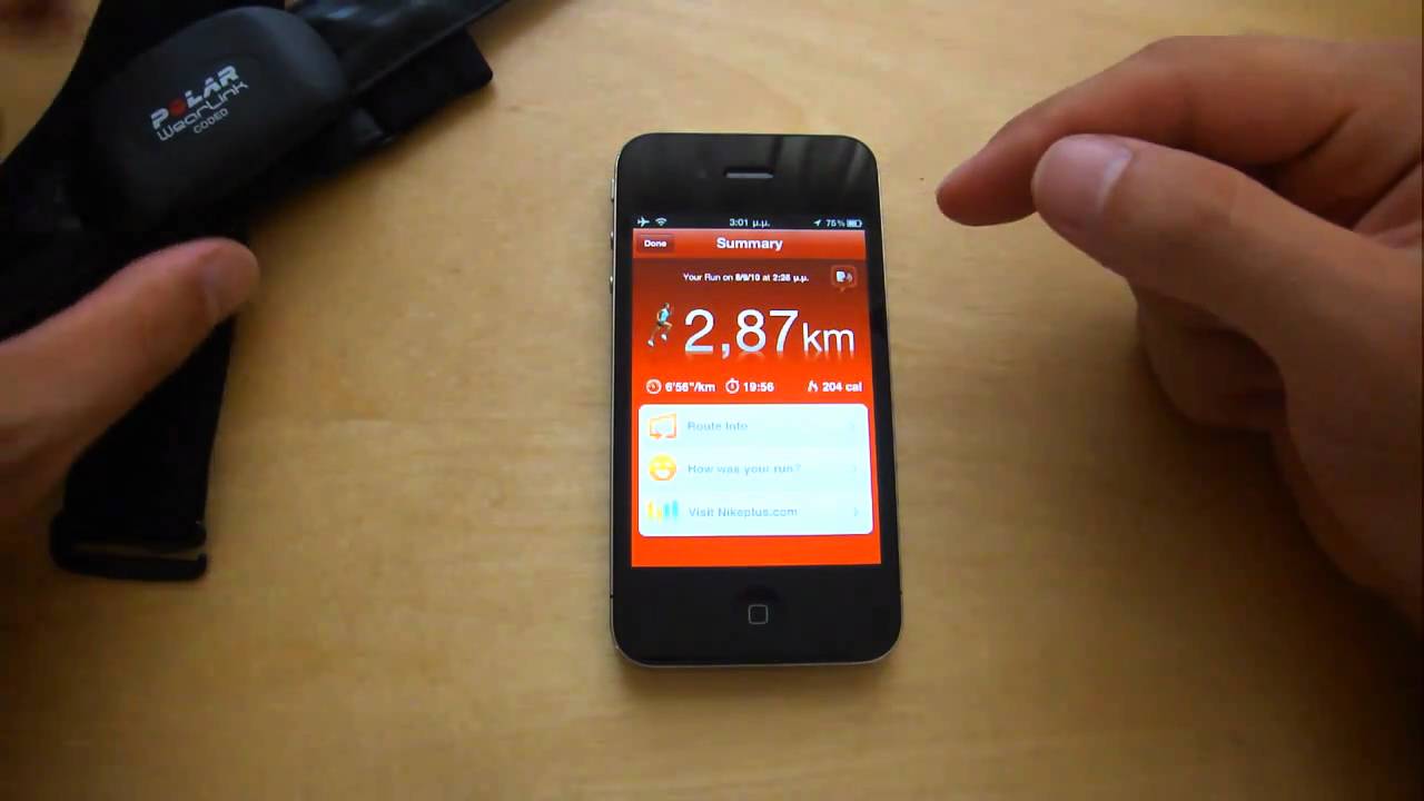 Nike+ GPS iPhone App review | pestaola.gr - YouTube