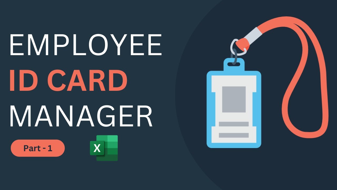 Employee id card manager part 1 | Advanced Excel - YouTube