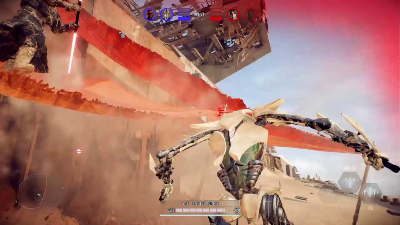 Sending Leia and Obi-Wan flying - YouTube