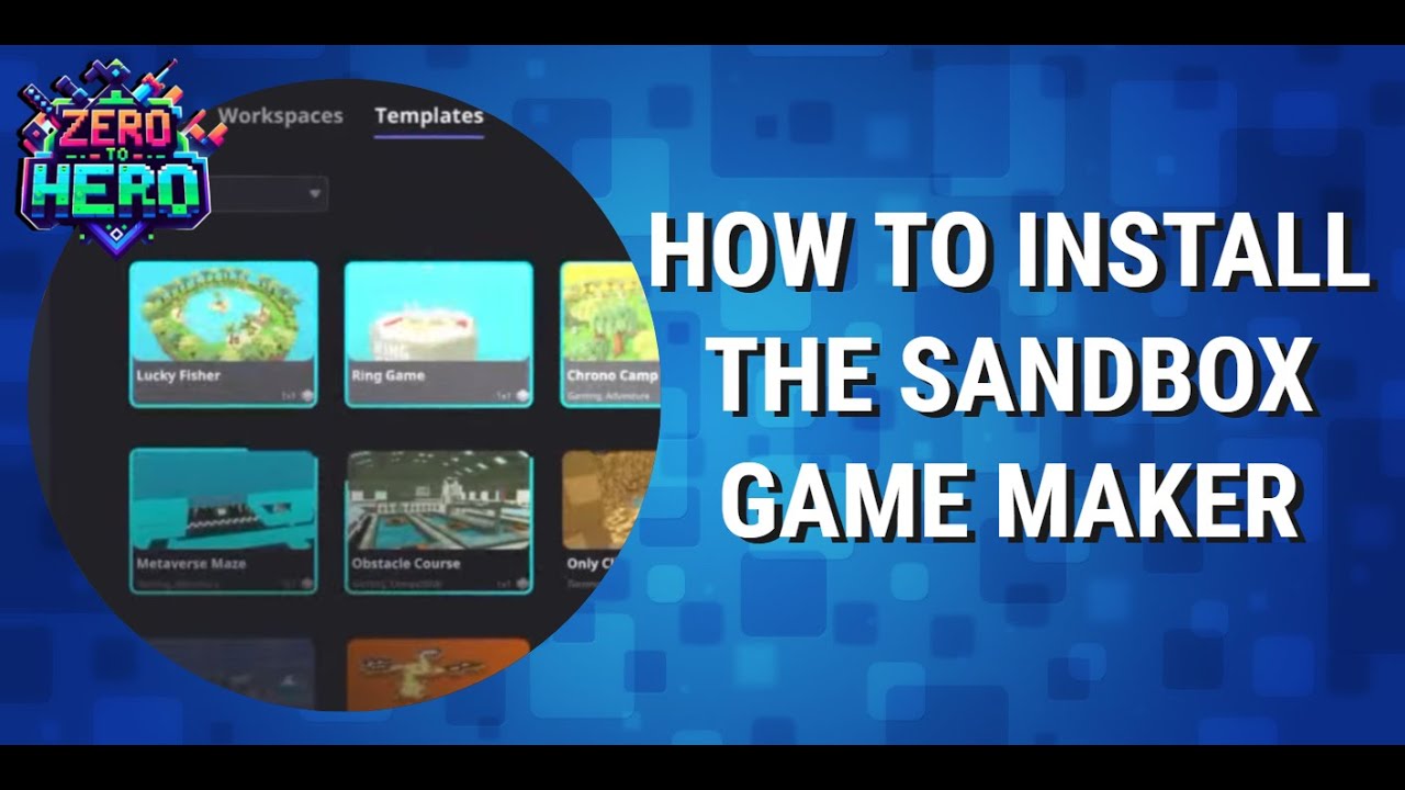 How to Install The Sandbox Game Maker - YouTube