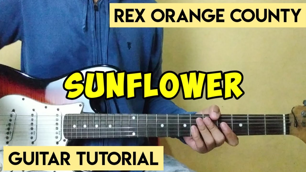 Rex Orange County - Sunflower (Guitar Tutorial) - YouTube