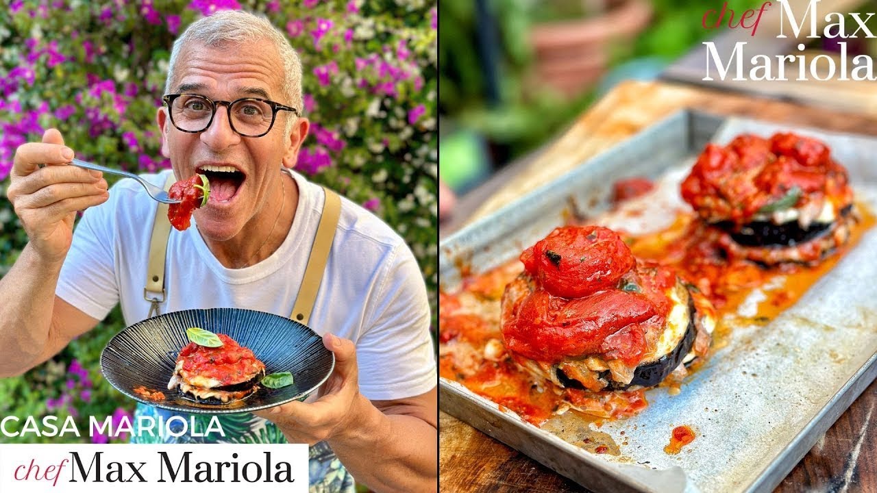 PARMIGIANA DI MELANZANE e ALICI Ricetta di Chef Max Mariola - YouTube