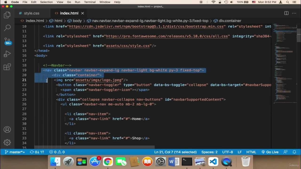 Navbar color #31 @eCommerce-web-develop - YouTube