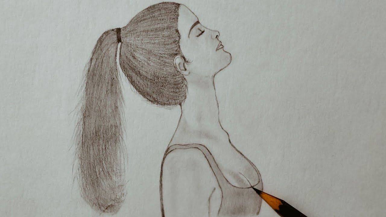 HOW To DRAW A GIRL! DRAWING Girl! DRAWING Tutorial #drawing#art# ...