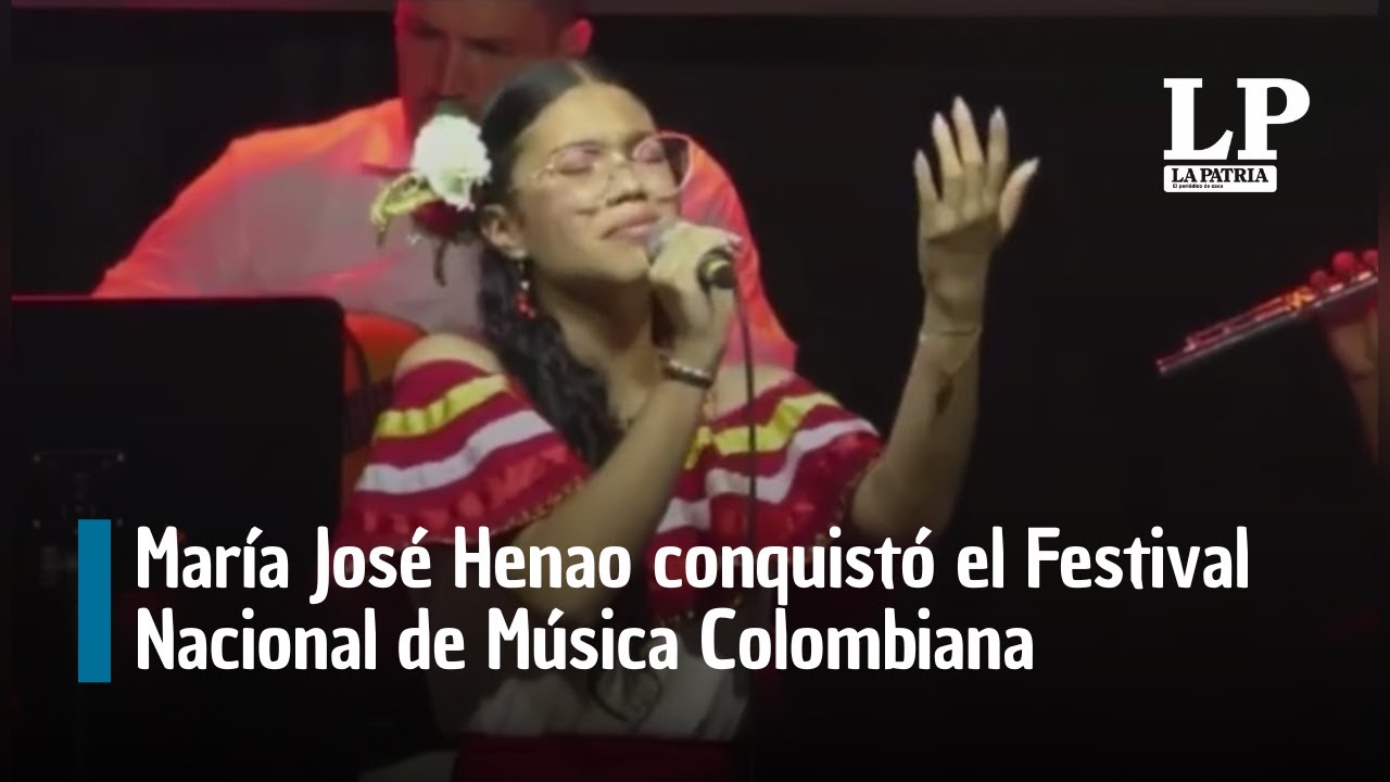 María José Henao conquistó el Festival Nacional de Música Colombiana ...