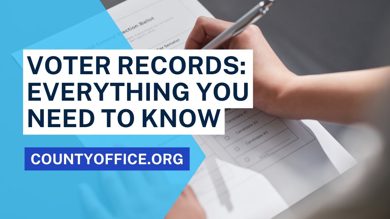 Voter Records: Everything You Need to Know - CountyOffice.org - YouTube