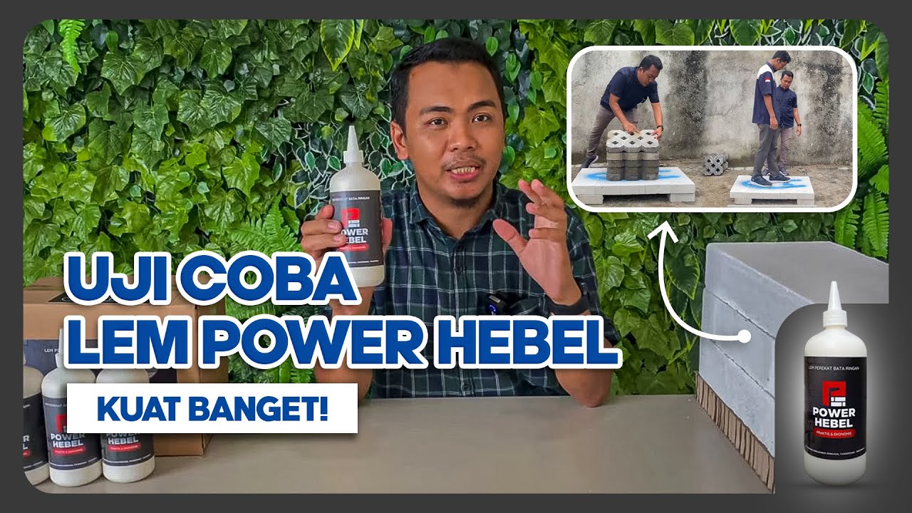 UJI COBA LEM POWER HEBEL, TERNYATA SEKUAT INI - YouTube
