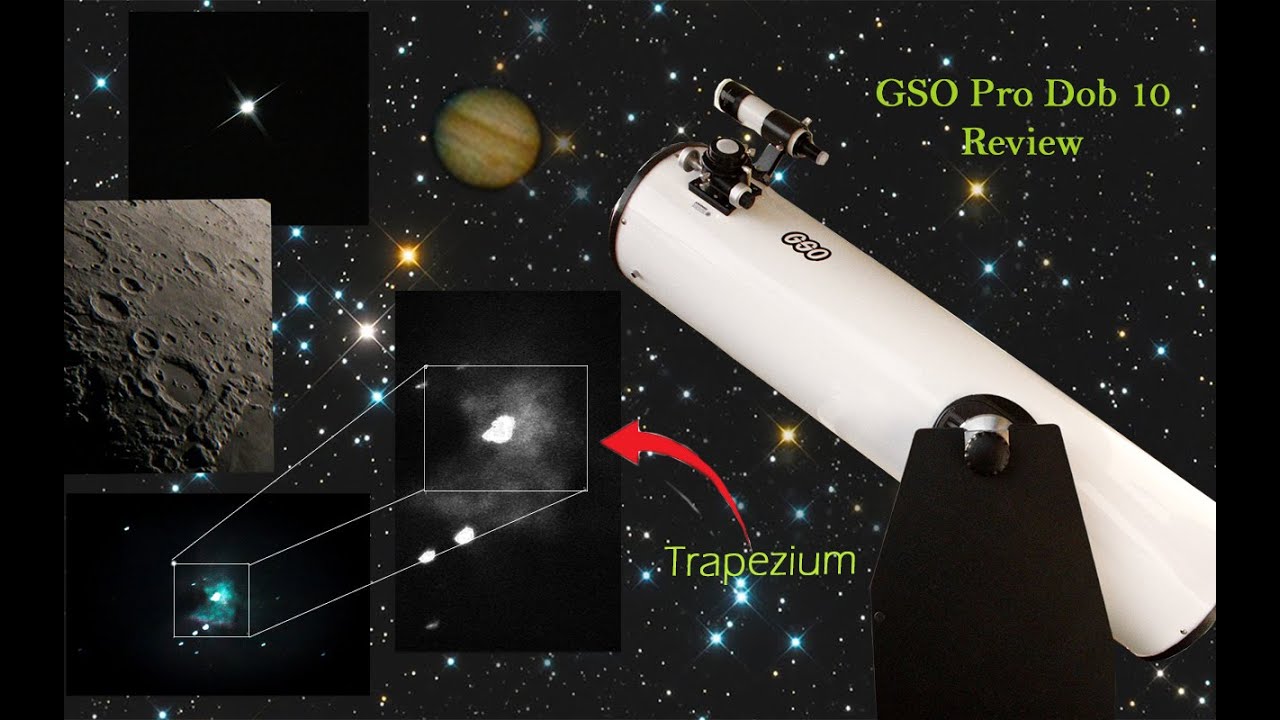 Capturing Stars, nebula and moon (10 inch Dobsonian Telescope review ...
